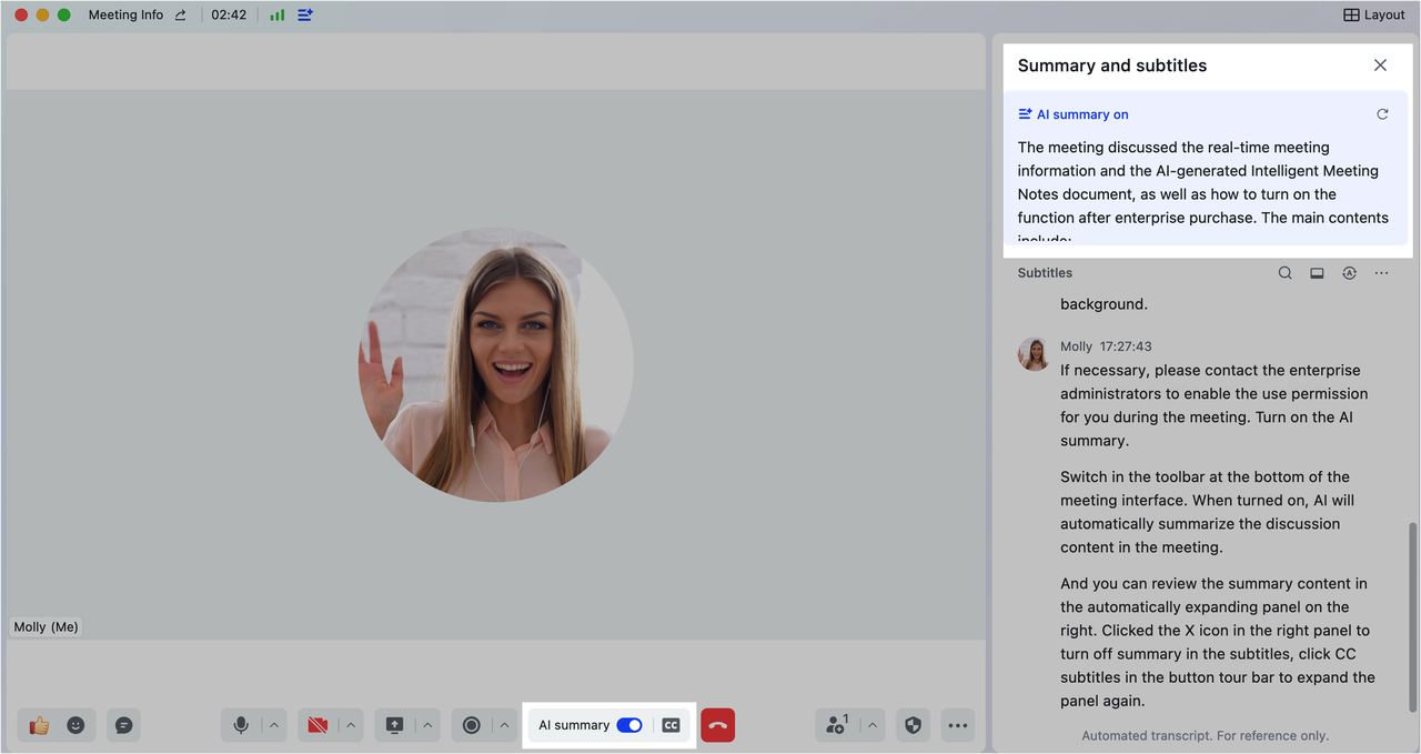 Generate AI Notes for Meetings