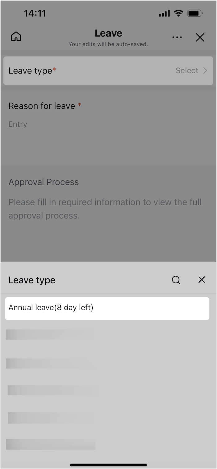 Admin | Manage leave balances