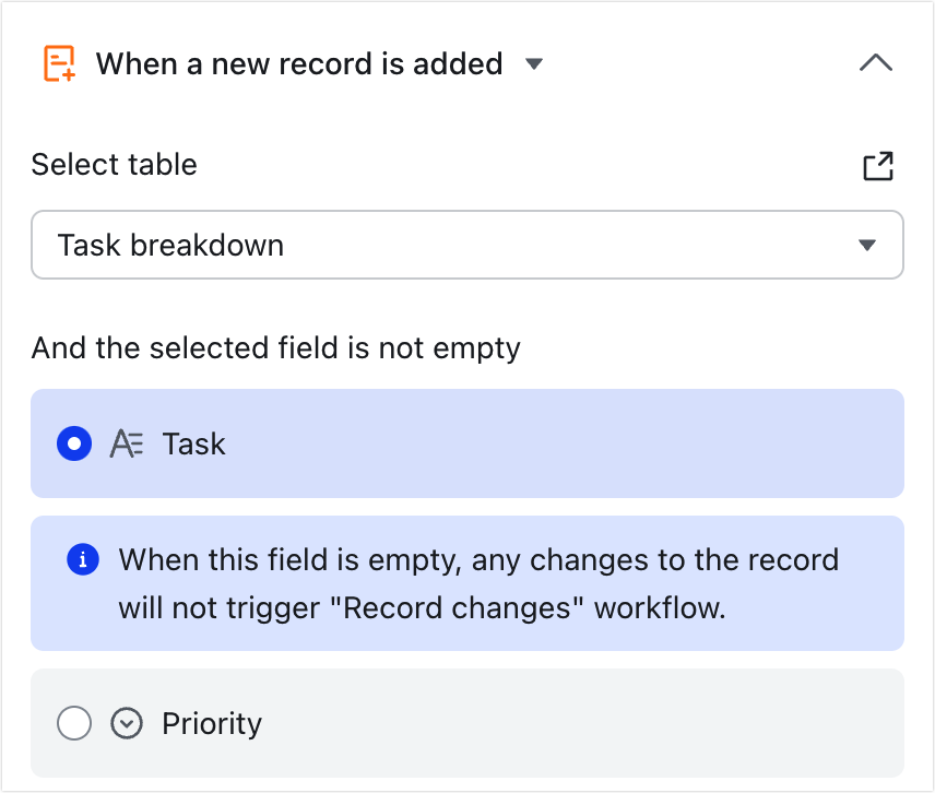 Triggers and actions for Automations