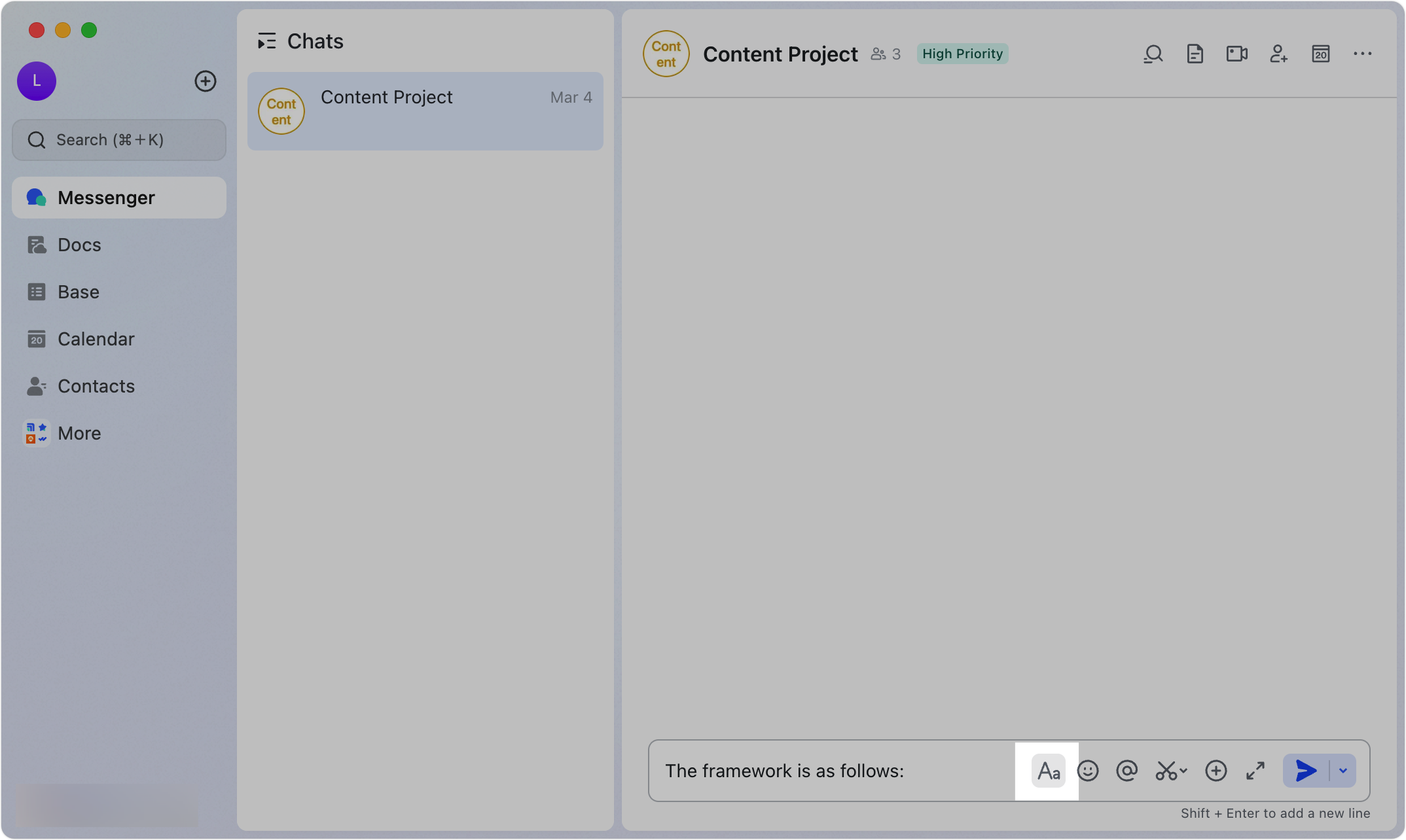 Edit the format of your messages